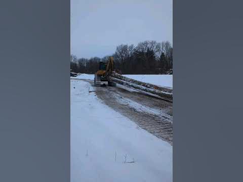 PERFECT WINTER LOGGING CONDITIONS... Checking logging progress on ...