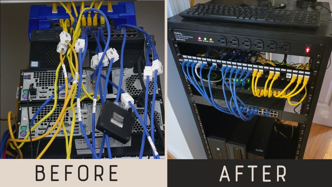 How I Made a Network/Homelab Cabinet for my small closet - YouTube