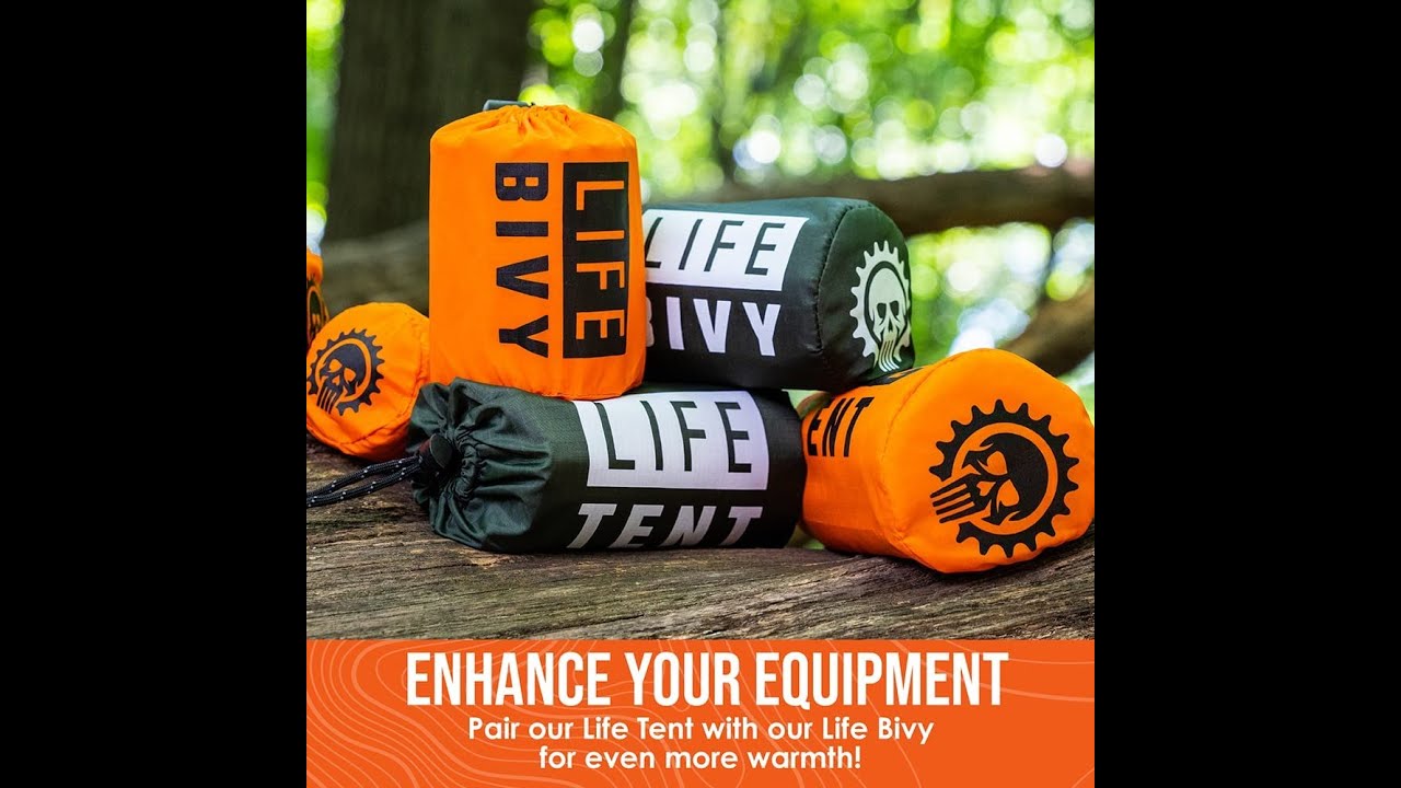 Go Time Gear Life Tent Emergency Survival Shelter – 2 Person Emergency ...