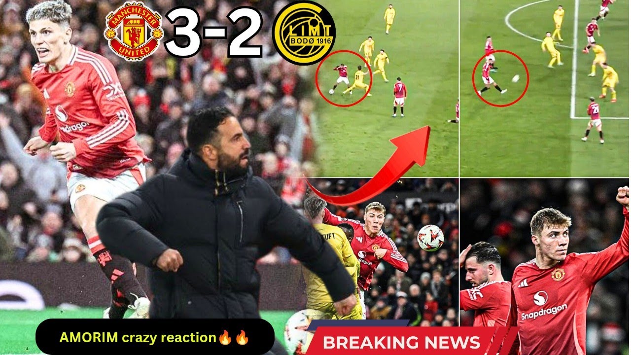 Wow!! AMORIM crazy Reaction On Hojlund! It's Unreal! unstoppable counter attack#manunitednews ...