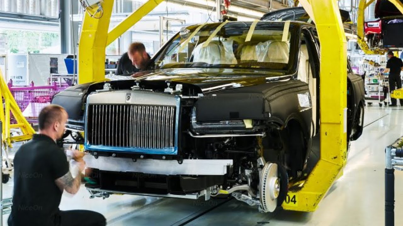 Proses Pembuatan Mobil Termewah dan Termahal Rolls Royce - YouTube