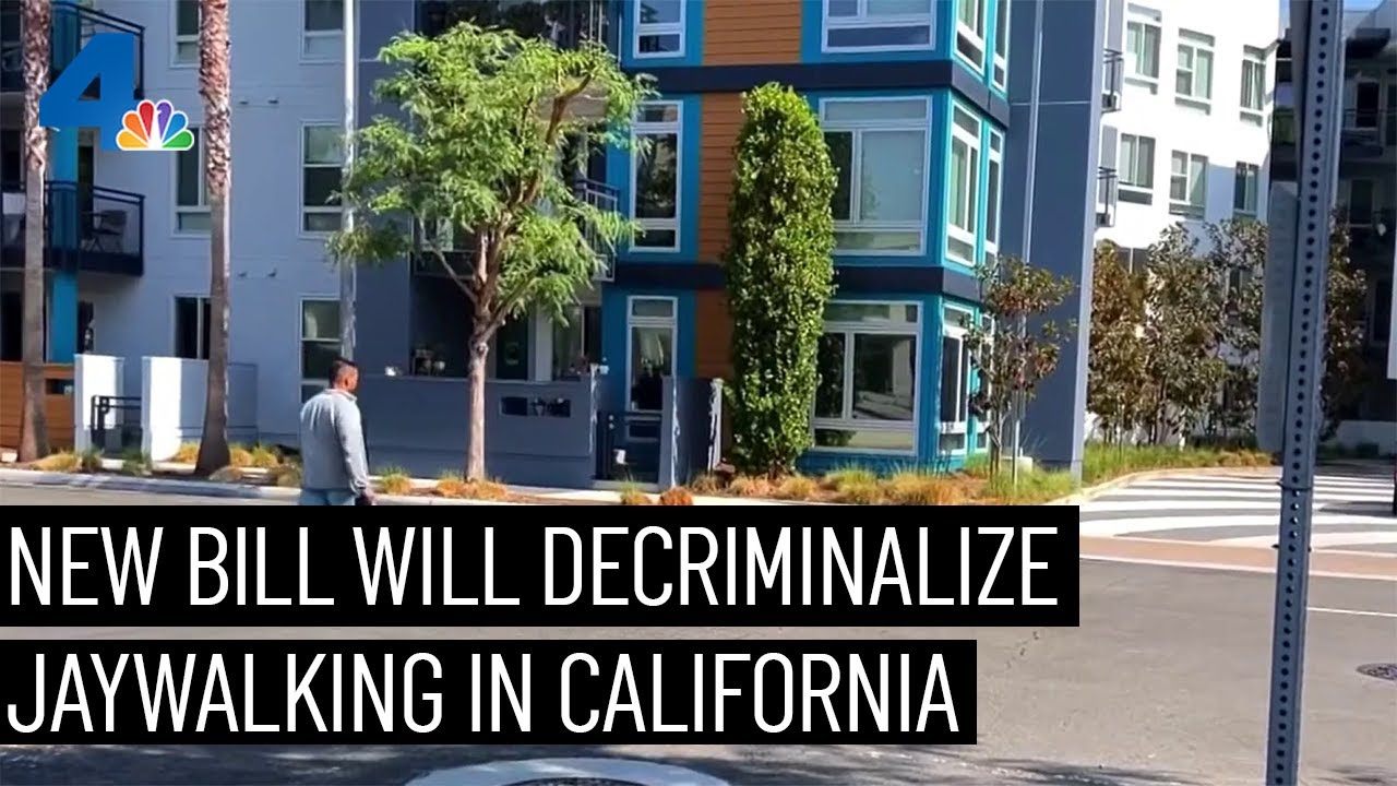 Jaywalking to No Longer Be a Crime in California | NBCLA - YouTube