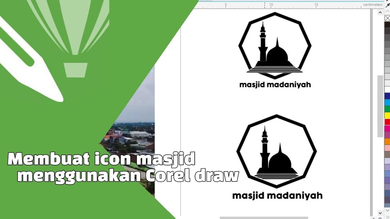 Tutorial membuat icon pada Coreldraw(tugas pkl) - YouTube