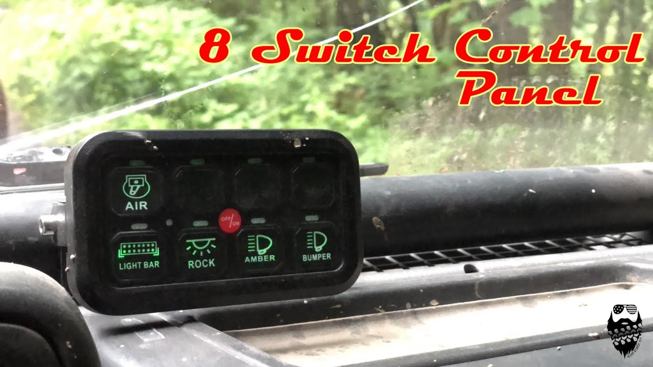 8 Switch control panel install and review, Auxbeam's Auxpower ...