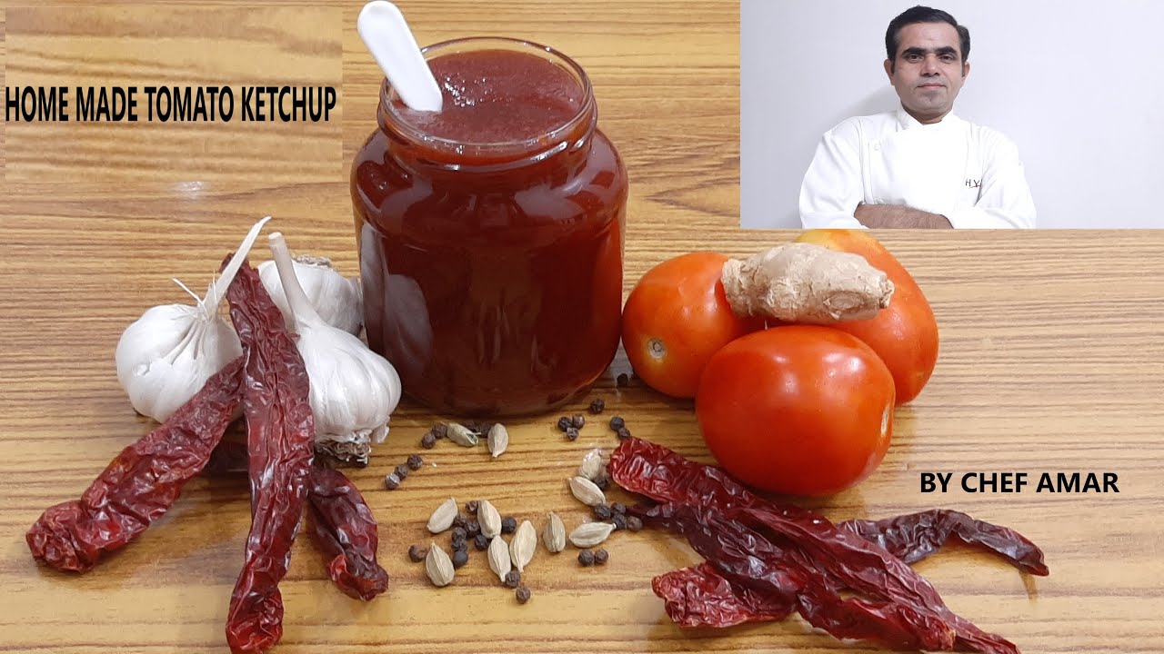 Tomato Ketchup Recipe | Homemade Tomato Sauce | How to Make Tomato ...