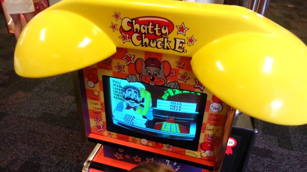 Lilly Plays CHATTY CHUCK E. At Chuck E. Cheese Arcade AUGUST 2016 ...