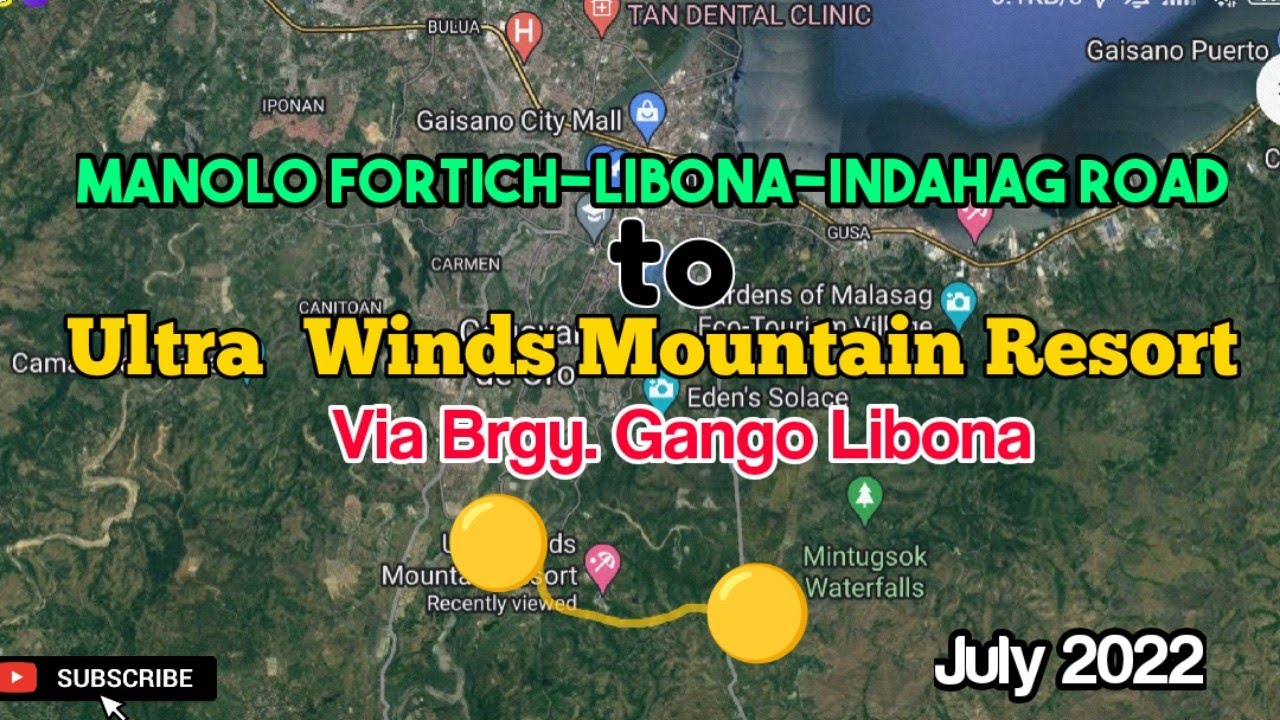 Road Tour: Manolo Fortich -Libona-Indahag Road TO Ultra Winds Mountain ...