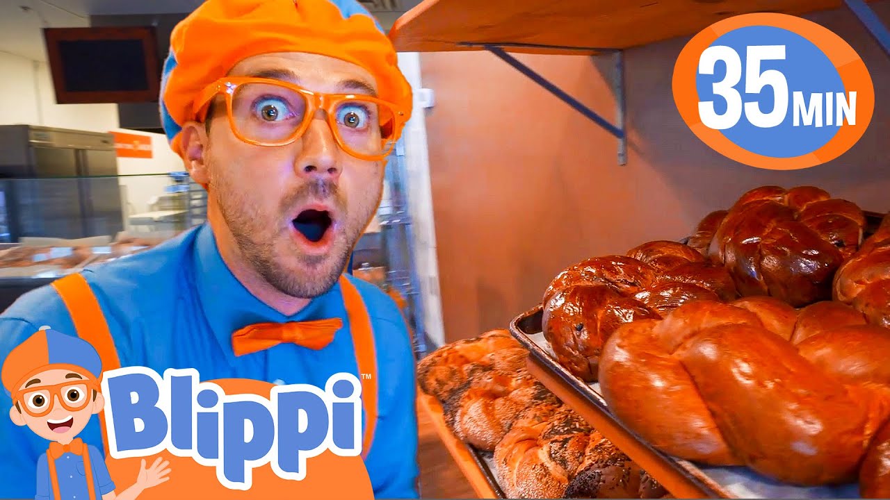 Blippi Learns how to Bake Bread at the Bakery! | BEST OF BLIPPI TOYS ...