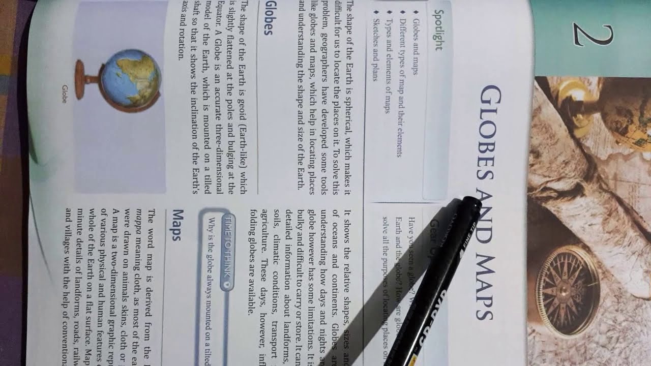 Std VI, S.St (Geography)Ch-2(Globe and Maps)Part 1 - YouTube