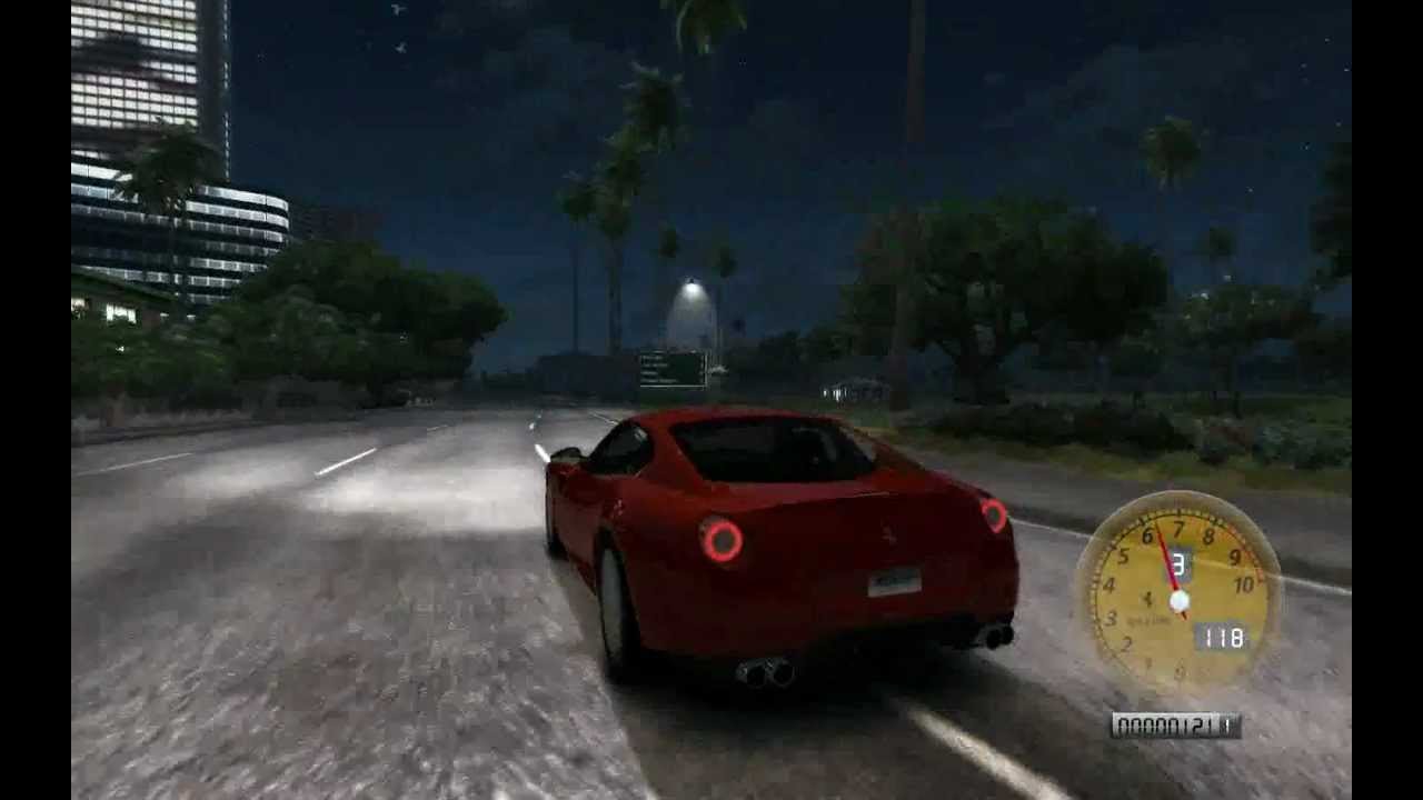 TDU 2 - Ferrari 599 GTB Fiorano testing - YouTube