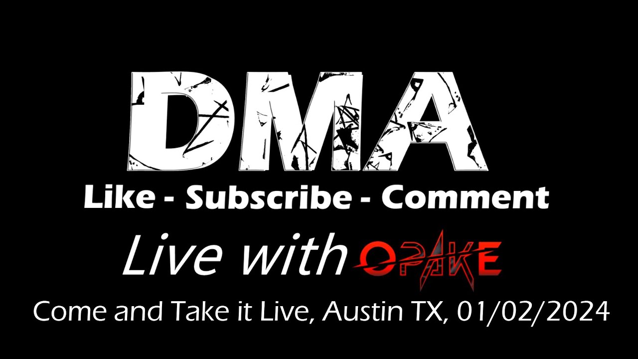 DMA with Opake. At Come and Take it Live, Austin TX, 01/02/2025. 2/3 ...