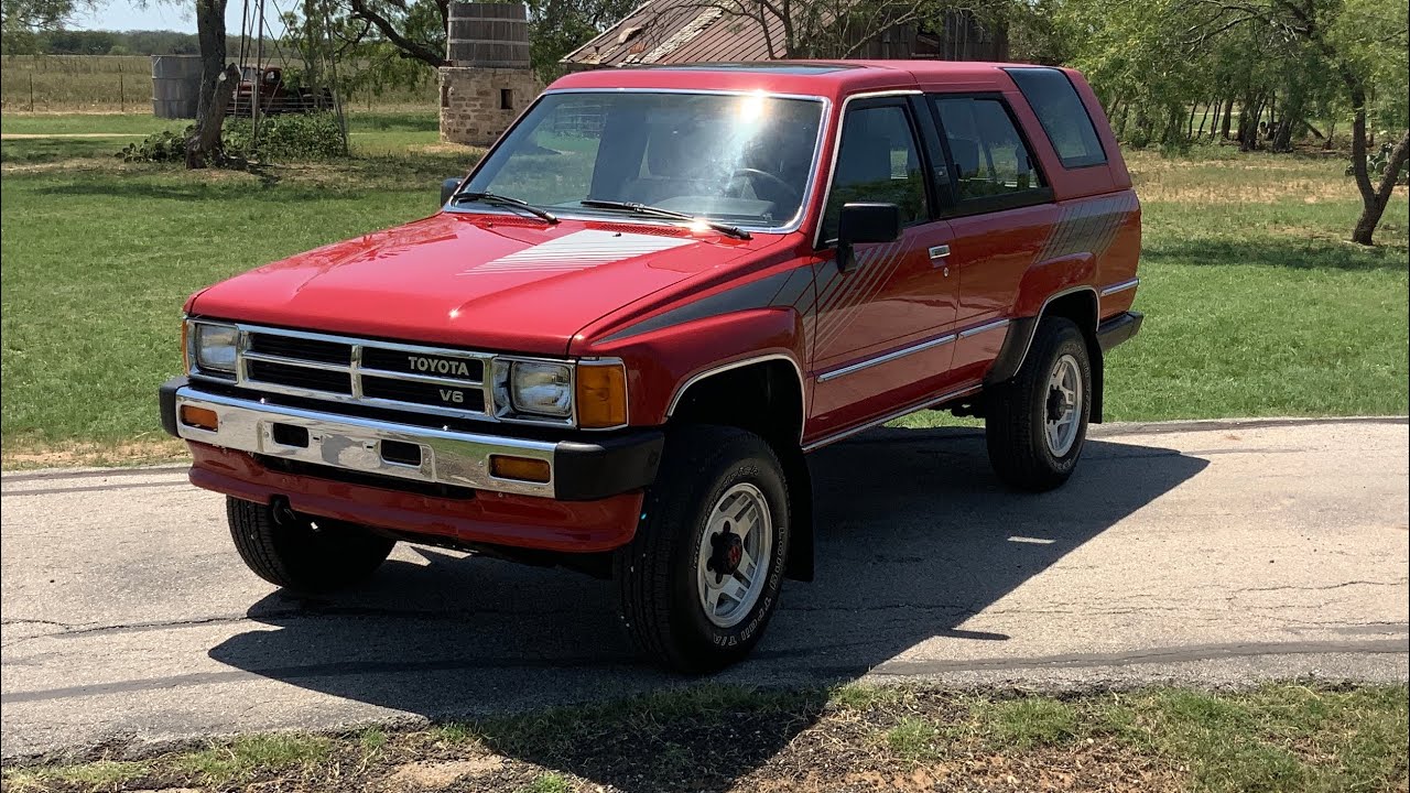 1988 Toyota 4Runner 3.0L V6 Automatic PS PB AC 119k Actual Miles 4x4 ...