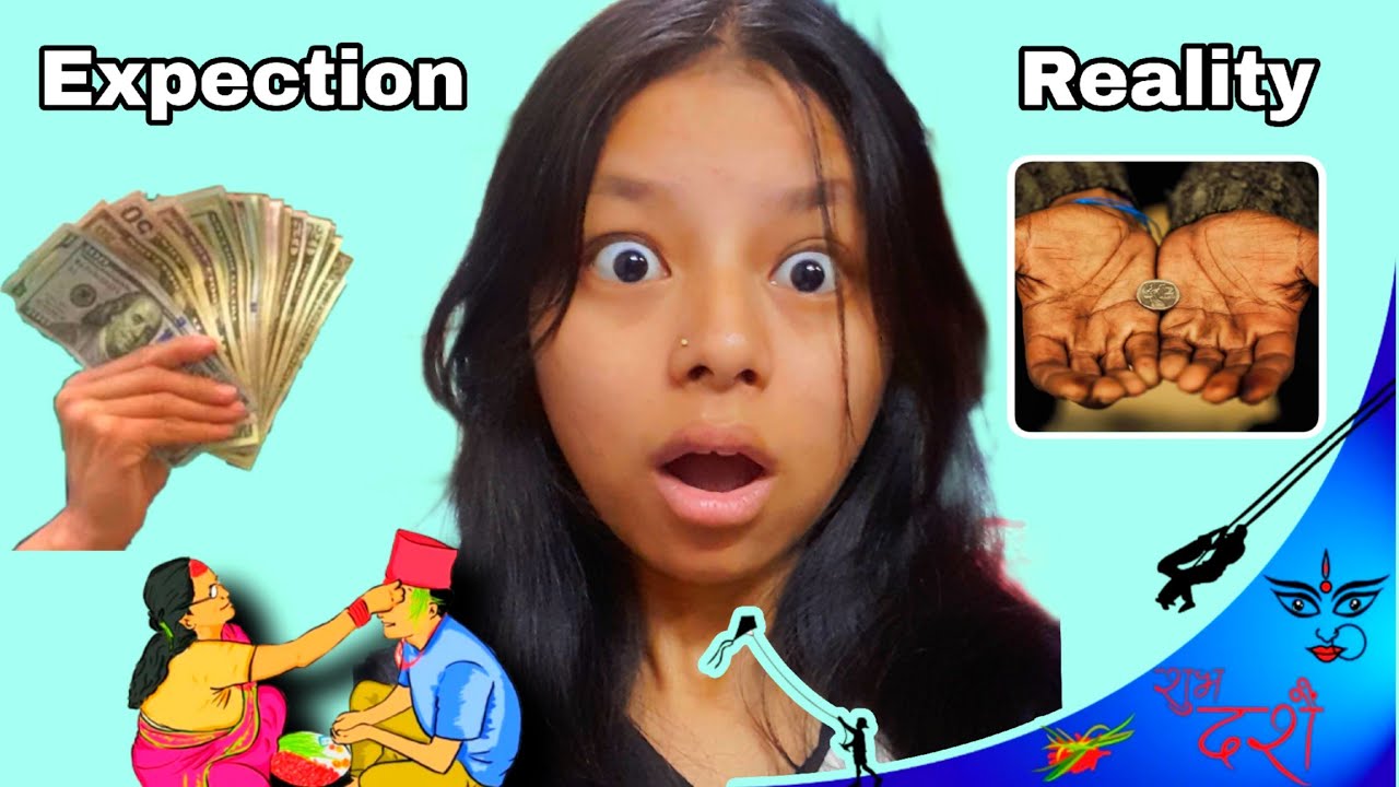 Dashain exception vs reality....🤣 - YouTube