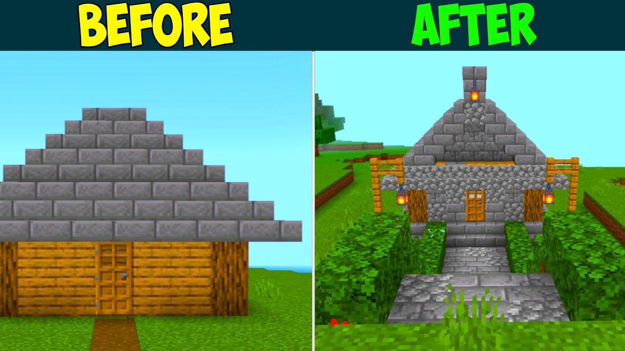5 simple tricks to improve your Minecraft house - YouTube