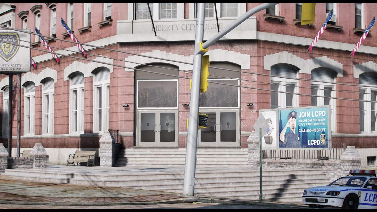 GTAV MLO | Liberty City PD - Alderney Station FiveM - YouTube