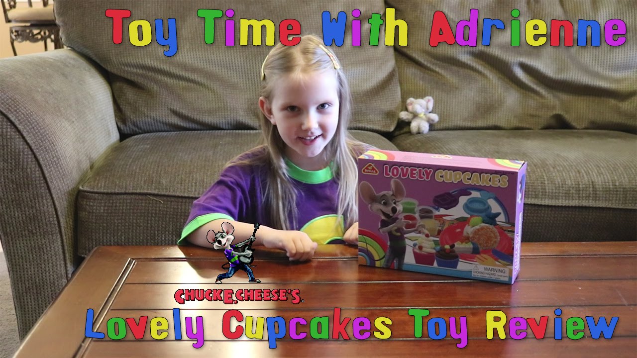 Chuck E Cheese Lovely Cupcakes Play Doh Toy Review - YouTube