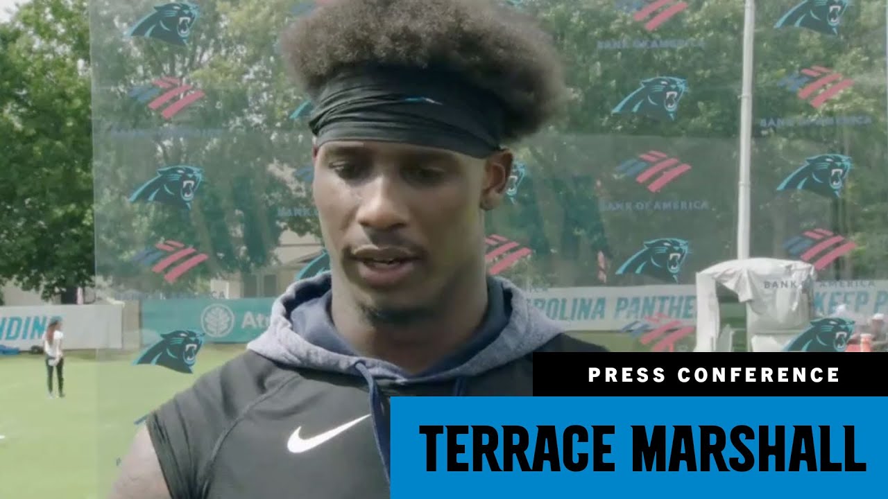 Terrace Marshall Jr talks about his first preseason as a pro - YouTube