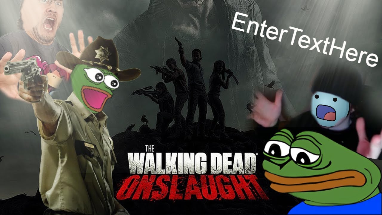Walking Dead Onslaught VR Meme Run - YouTube