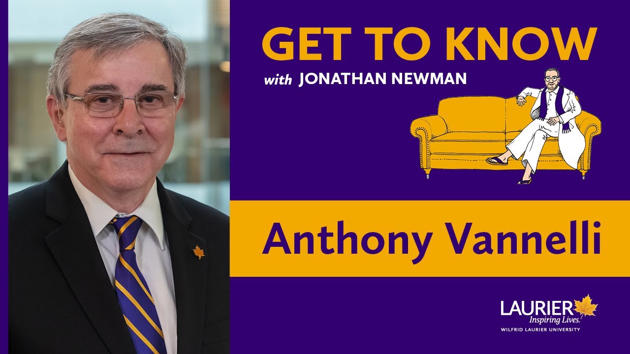 Get to Know Laurier's Anthony Vannelli - YouTube