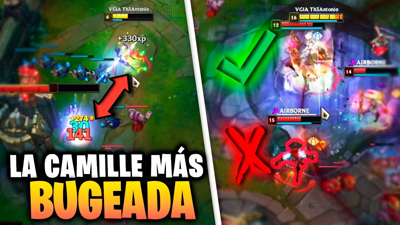 ¿BUGS o INTERACCIONES? ¡CAMILLE atacando DESDE SU CASA! - YouTube