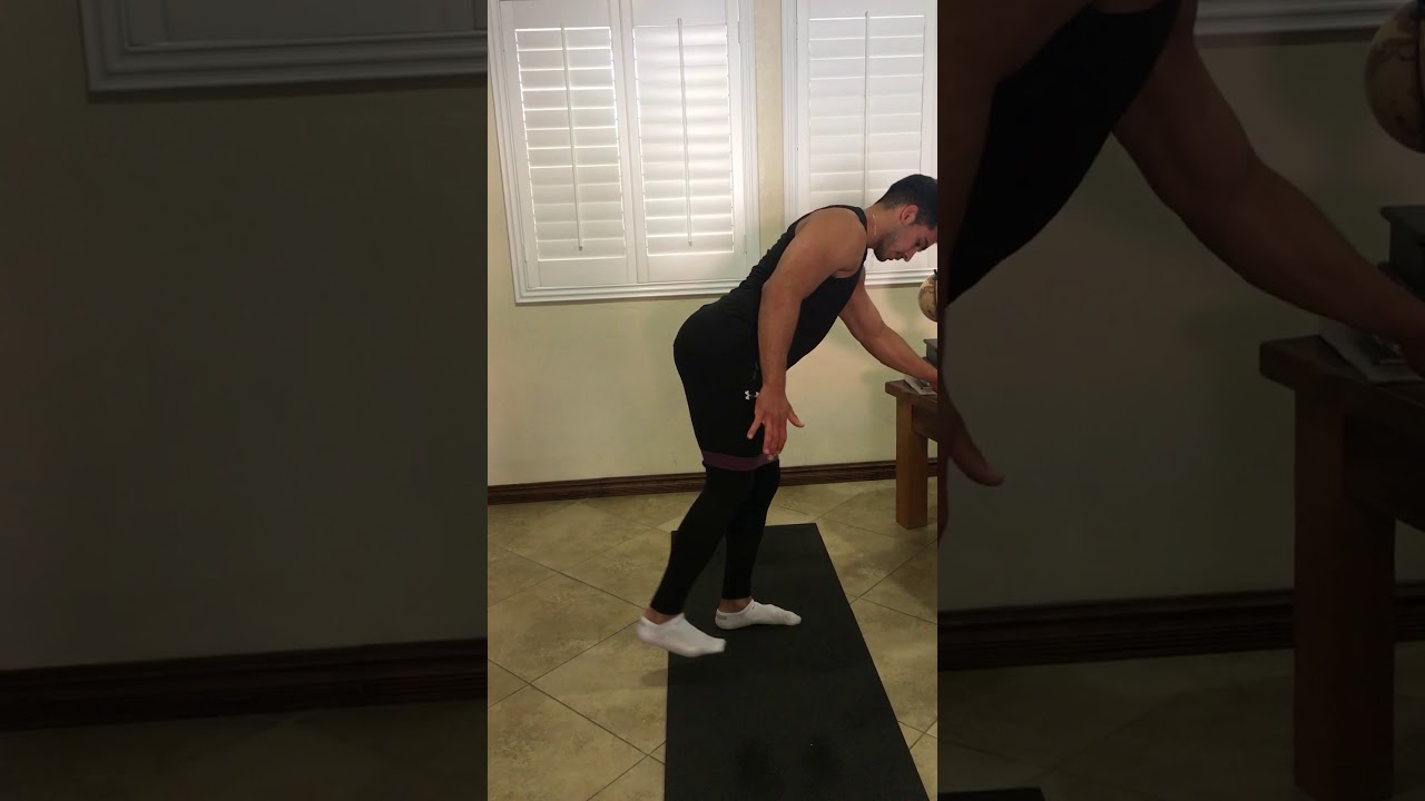 Standing kickbacks w pulses - YouTube