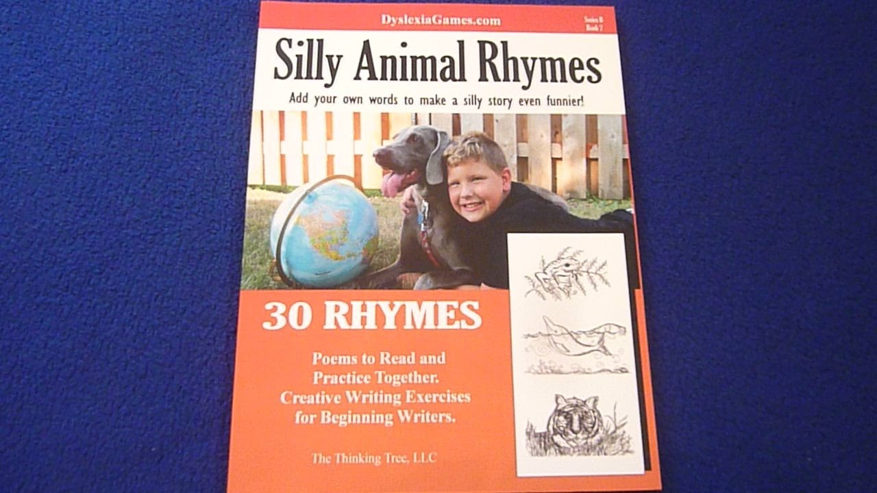 Dyslexia Games Series B ~Book 7: Silly Animal Rhymes - YouTube