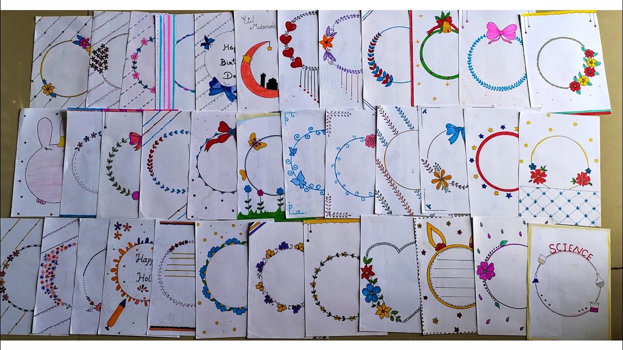 100 CIRCLE ⭕ DESIGNS/PROJECT WORK DESIGNS/ASSIGNMENT FRONT PAGE DESIGN ...