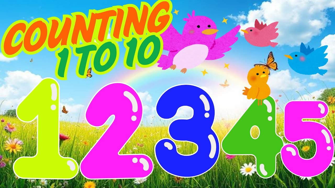 ANIMATED counting VIDEO 1 t0 10 - YouTube