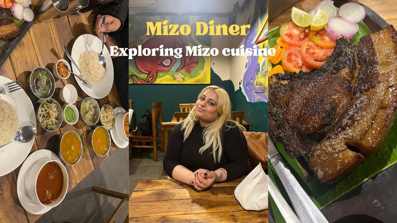 I tried Mizo food in Delhi (at Mizo Diner Safdarjung Enclave) - YouTube