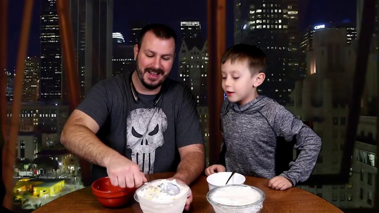 Cooking With Dad Episode #3 Homemade Ice Cream and Whipped Cream - YouTube