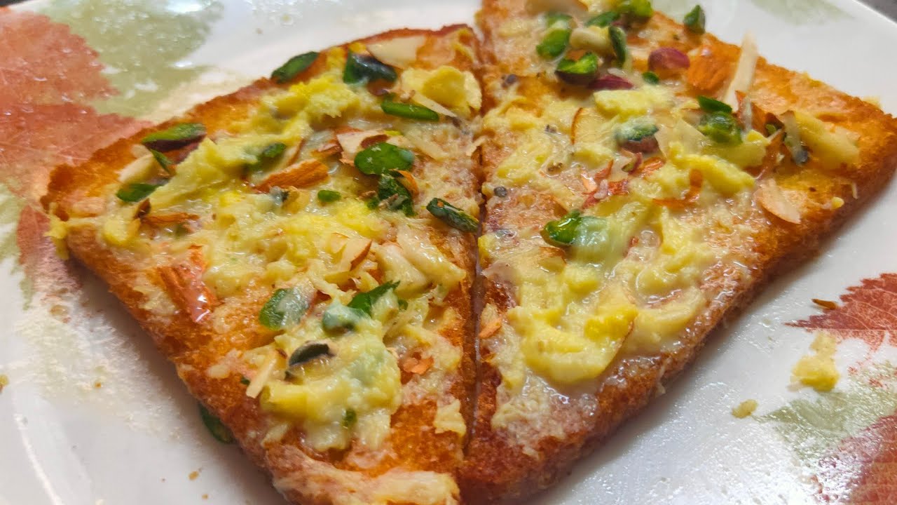 Shahi bread toast/Delicious desert/Shweta Agrawal khana khajana/दूध और ...