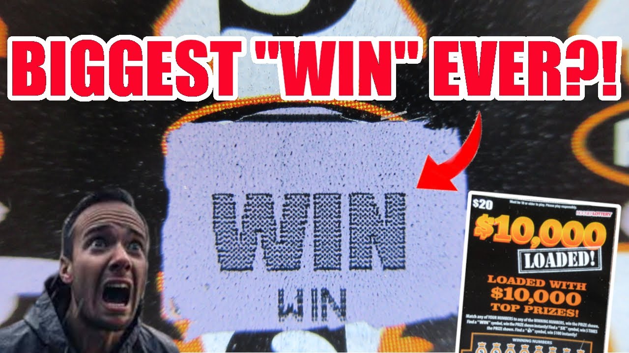 Say what you want but...this IS a BIG "WIN"! $10,000 LOADED Scratch Off ...