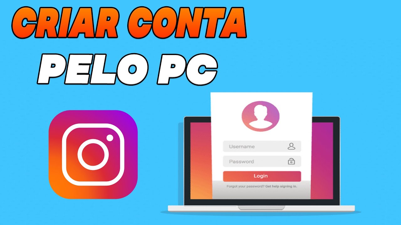 Como Criar Uma Conta no Instagram Pelo PC 2025 - YouTube