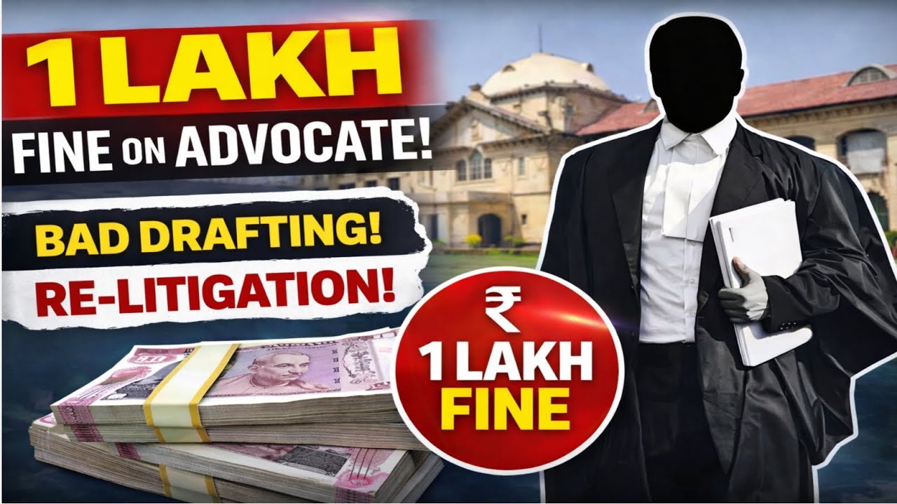 1 Lakh Fine Imposed on Advocate ? | Fine Imposing by Allahabad High ...