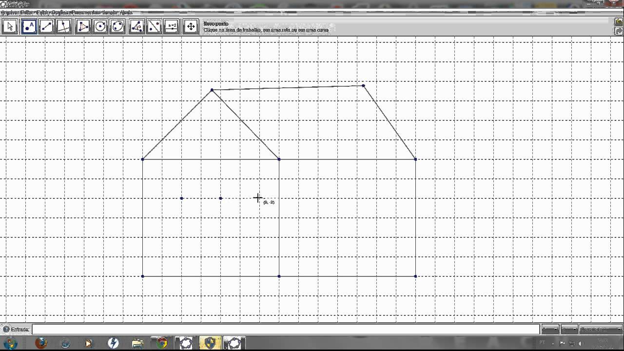 How to make a house in GeoGebra - YouTube