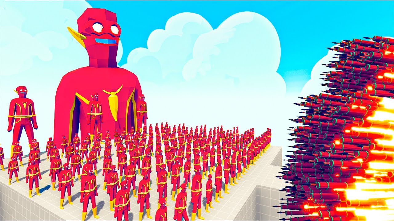 100x FLASH + 3x GIANT FLASH vs EVERY GODS - Totally Accurate Battle ...