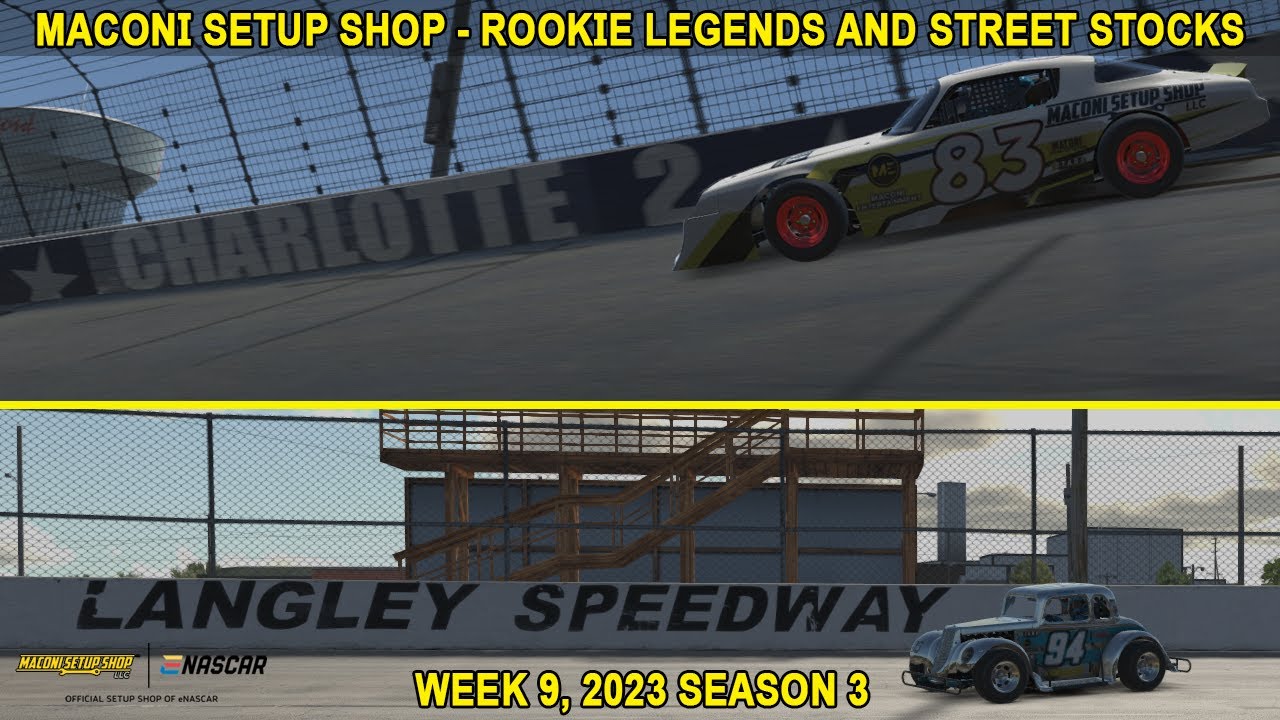 iRacing Rookie Legends and Street Stocks Tutorial: 2023 Season 3, Week ...
