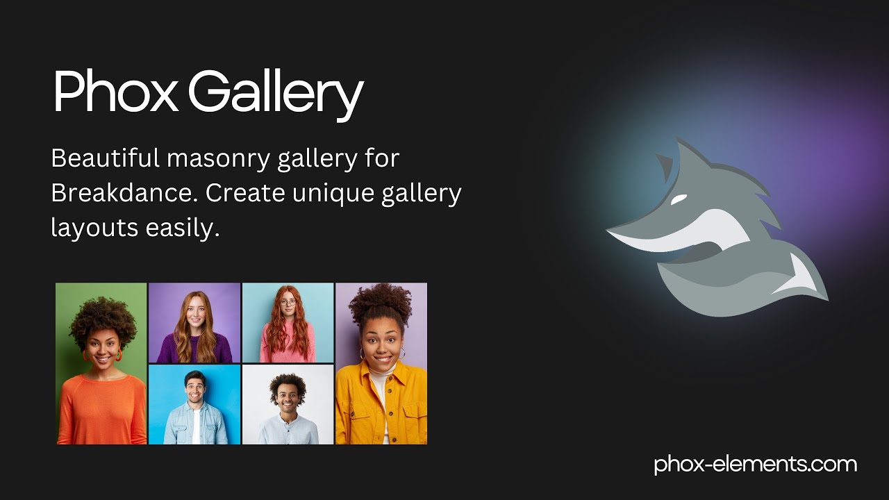 Phox Masonry Gallery - Breakdance Builder - YouTube