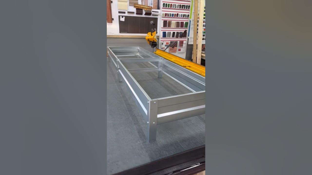 #грядки #клумбы #огород Грядка из оцинкованной стали, для заказа ...