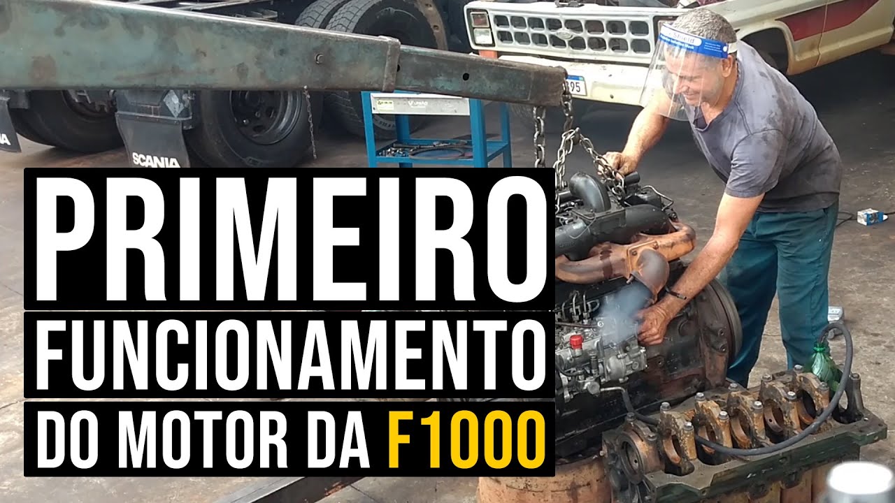 Primeiro funcionamento do motor da F1000 - YouTube