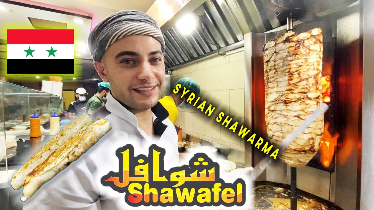 Famous Syrian Shawarma in Lahore || Shawafel Shawarma| Syrian Chef in ...