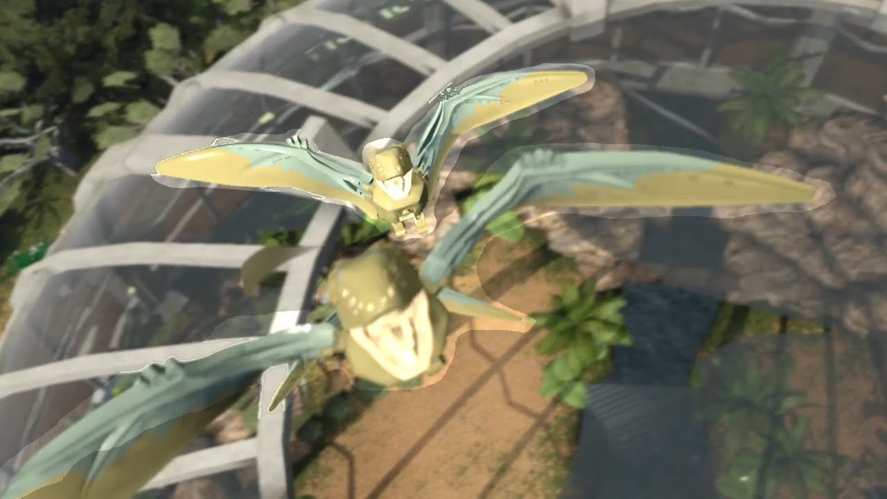 Dimorphodon Dinosaur Soaring up | family Rhamphorhynchoidea | Under ...