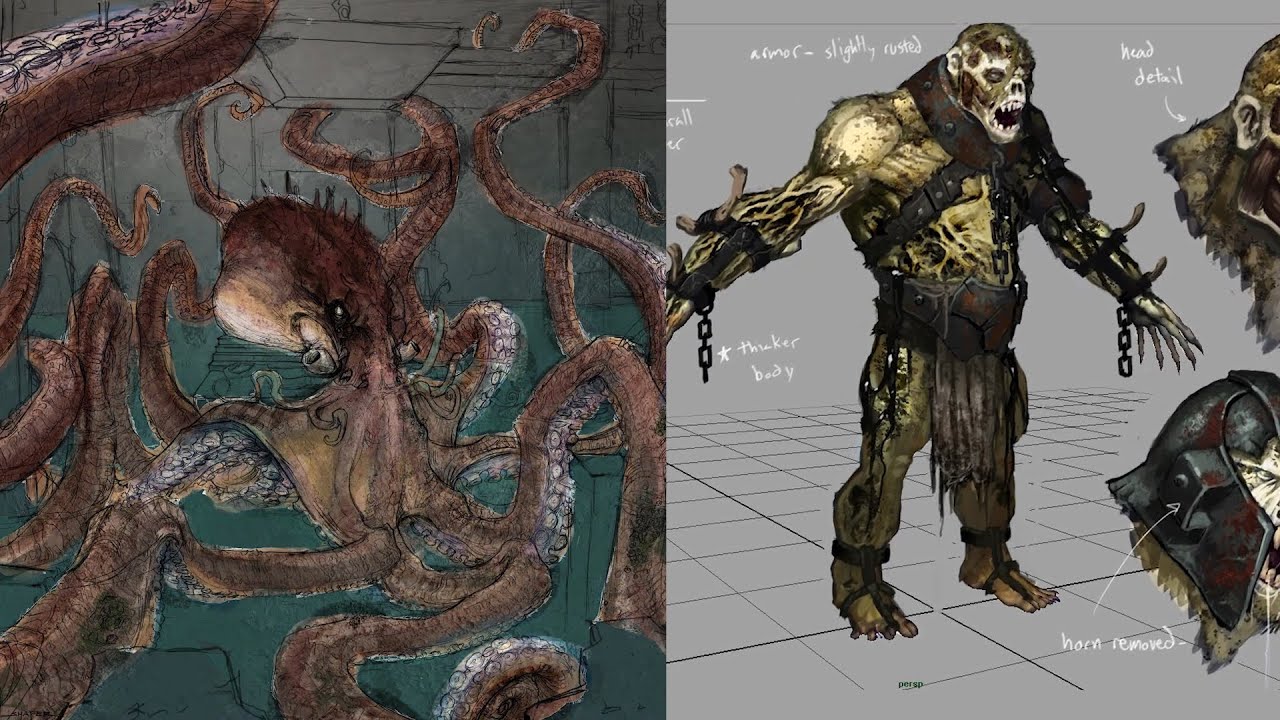 Tomb Raider Underworld - Creature Concepts - YouTube