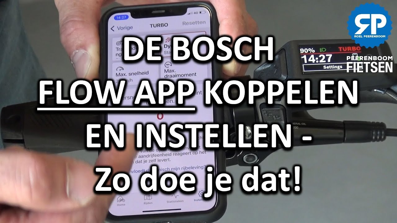 DE BOSCH FLOW APP KOPPELEN EN INSTELLEN - Zo doe je dat - YouTube