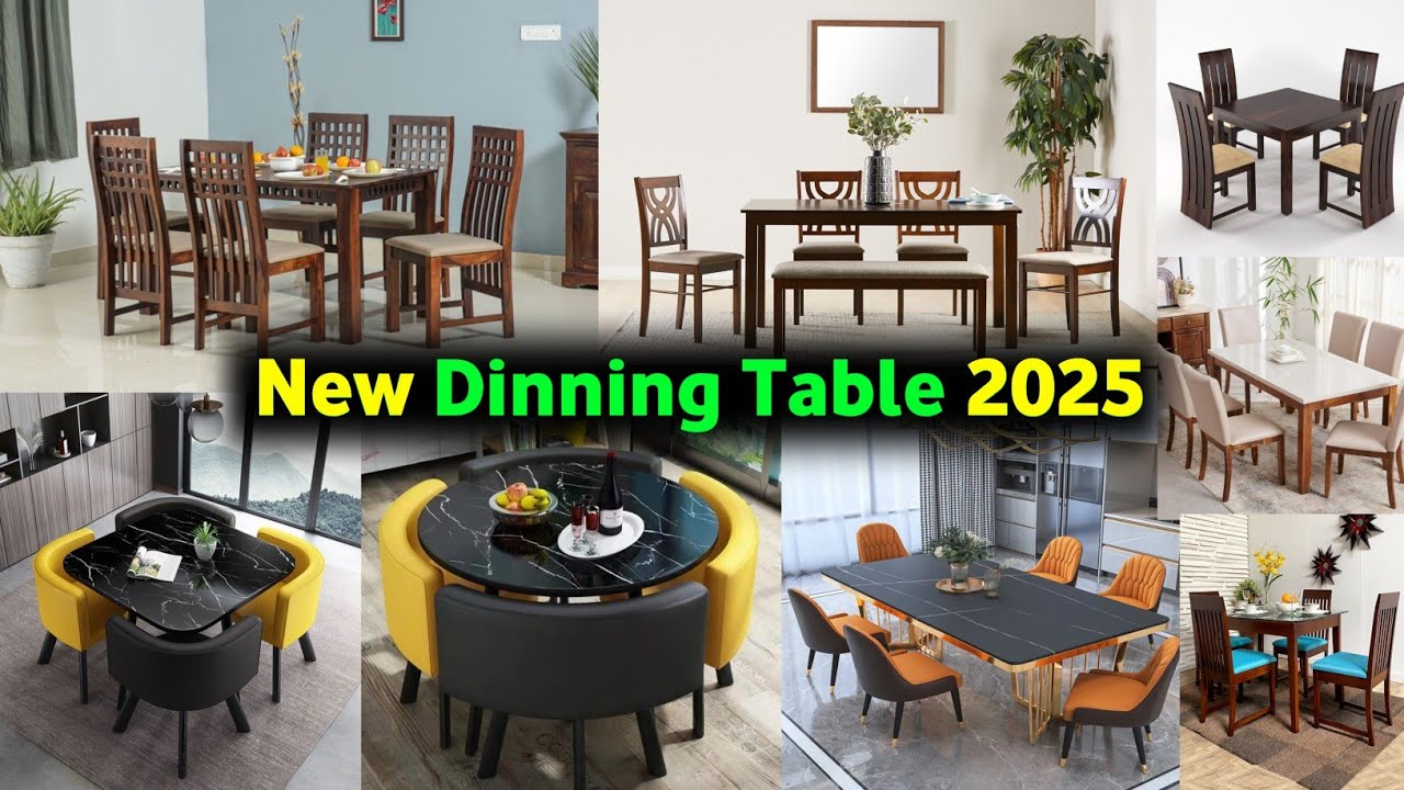New Dining Table Designs 2025 | Modern Dining Table 2025 - YouTube