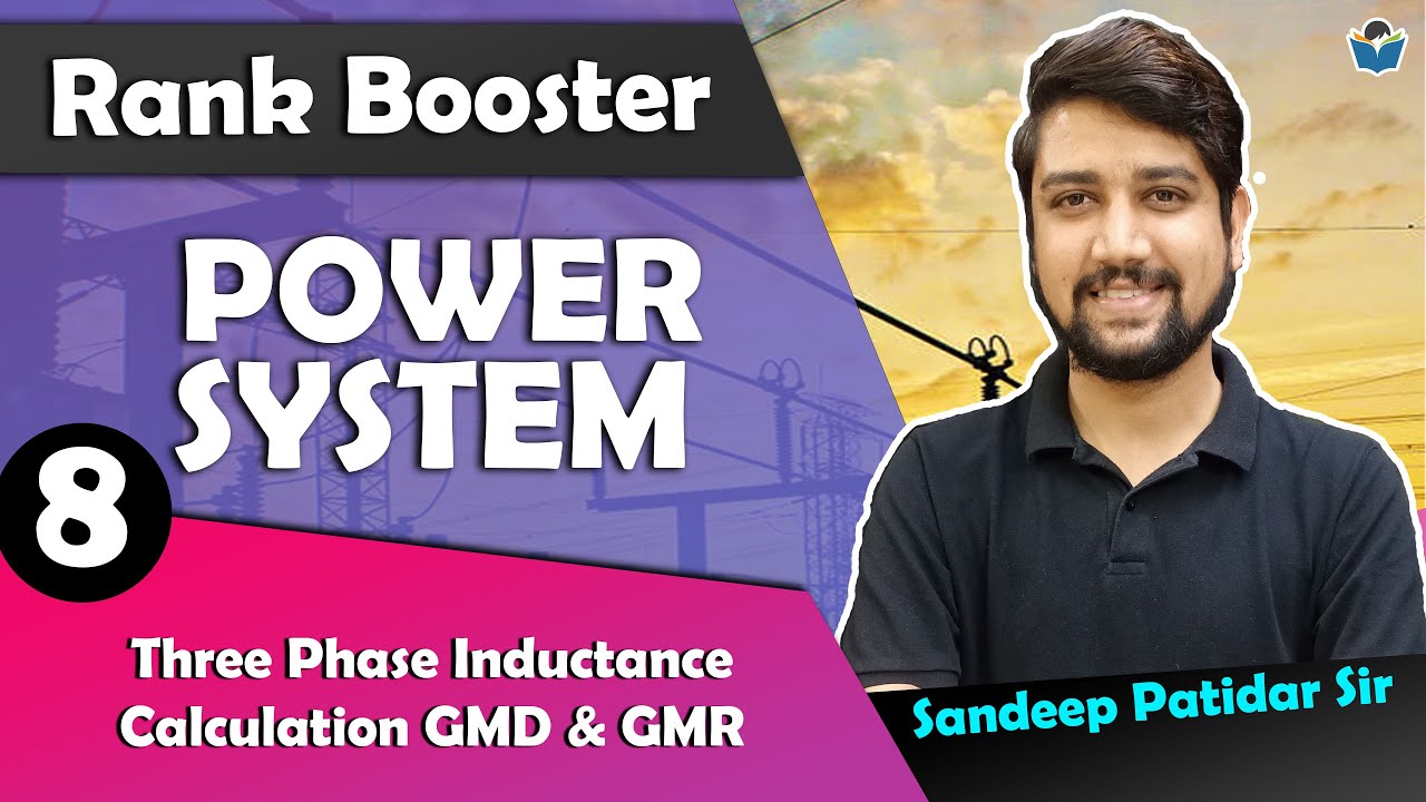 Lec 08 Three Phase Inductance Calculation GMD & GMR - YouTube