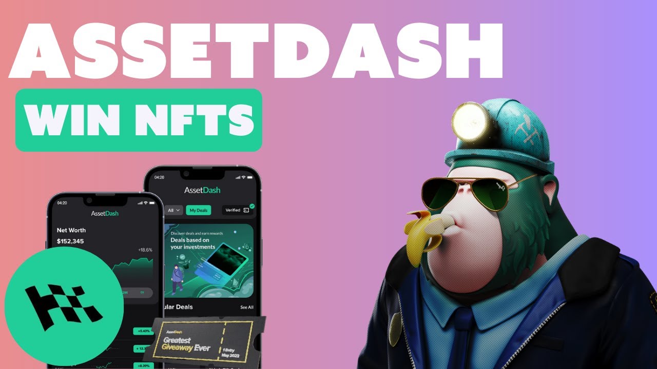AssetDash Portfolio Tracker: My Fav App to Track & Win NFTs - YouTube