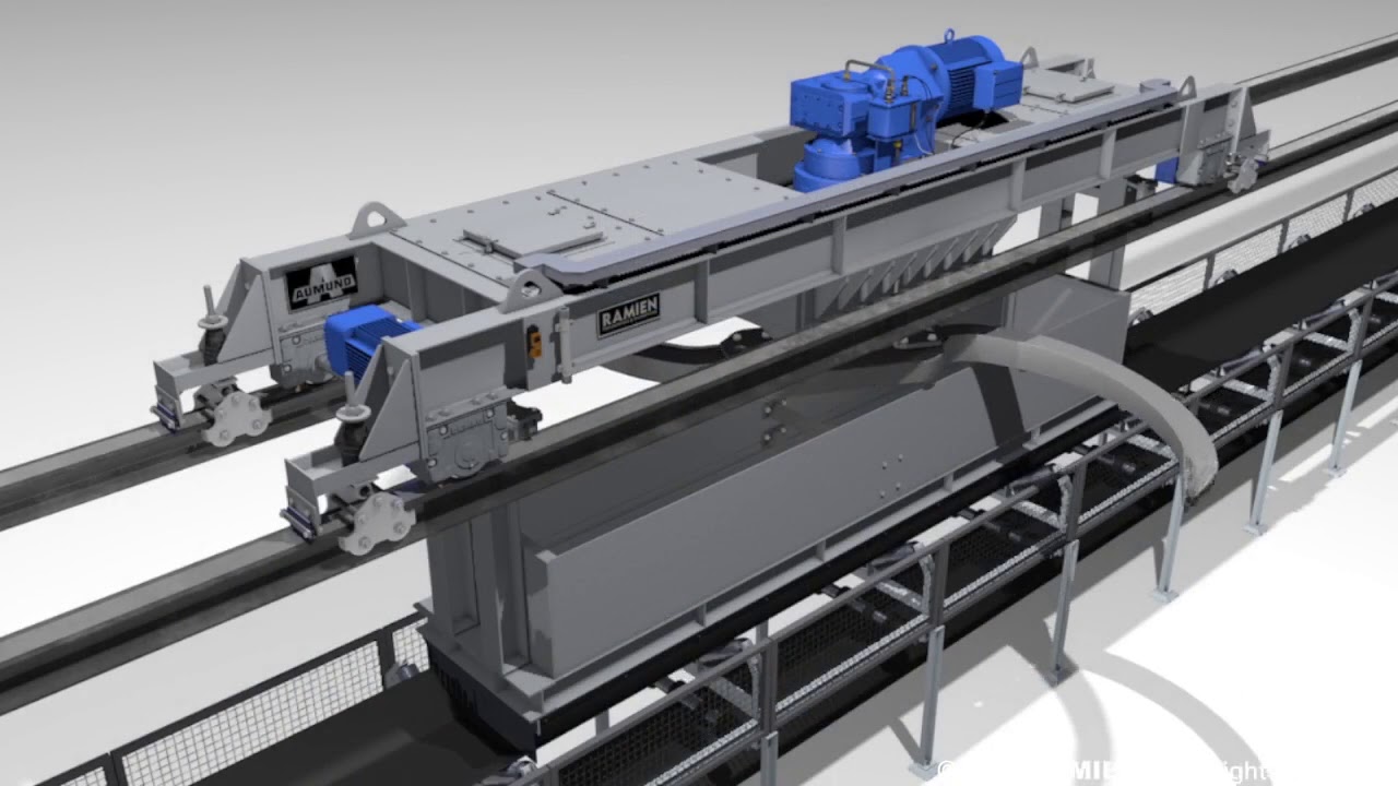 06 AUMUND BEW BL Rotary Discharge Machine - YouTube