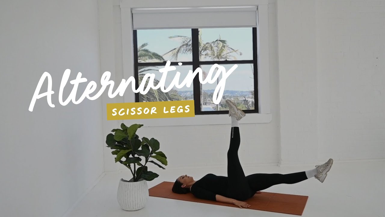 Alternating Scissor Legs - YouTube