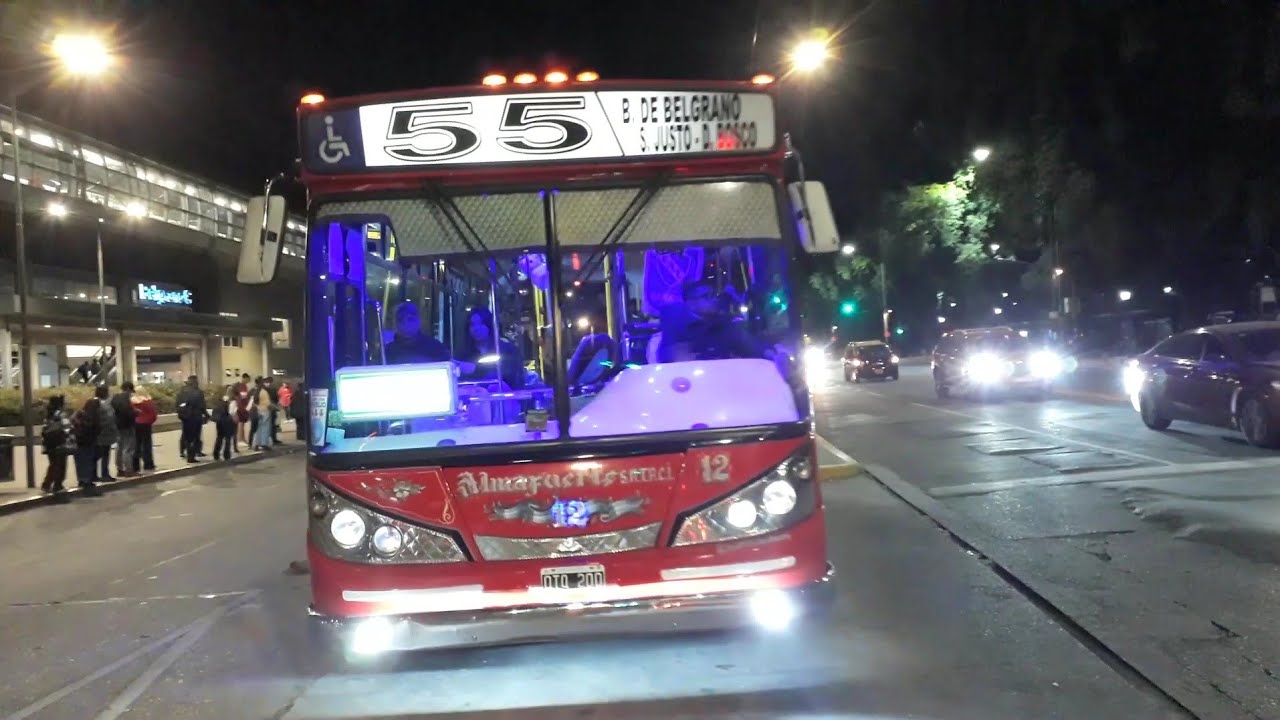 Linea 55 interno 12! (Bimet Corwin Corbus II, Mercedes Benz OH 1718lsb ...